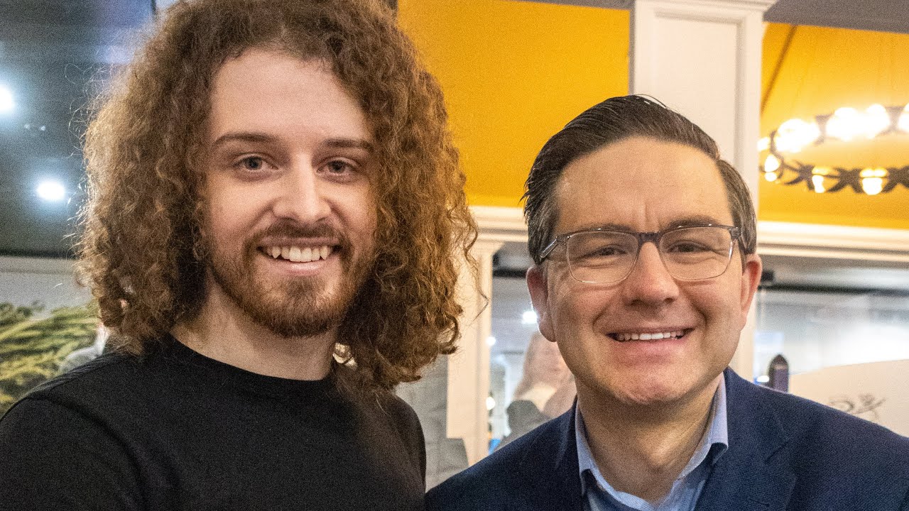Meeting Pierre Poilievre, the future Prime Minister of Canada. - Josh Moxey